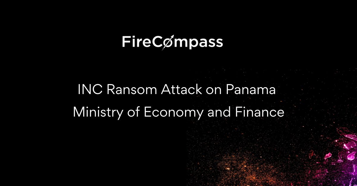 INC Ransomware Attack Panama Ministry of Economy and Finance